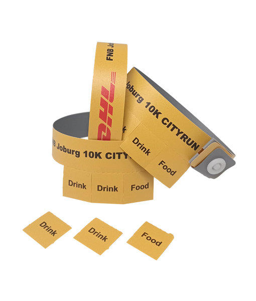 Tear Off Tab Wristbands - Event Wristbands